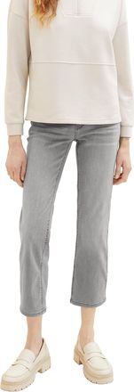 Tom Tailor Damen 1038334 Alexa Straight Jeans, 10212-clean Light Stone Grey Denim, 28/28