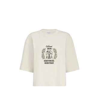 Brunello Cucinelli Cotton Jersey T-shirt With Embroidery