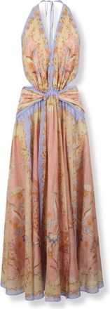 Zimmermann Femme, Robes, Multicolore, Taille: 36 FR Robe longue Indra