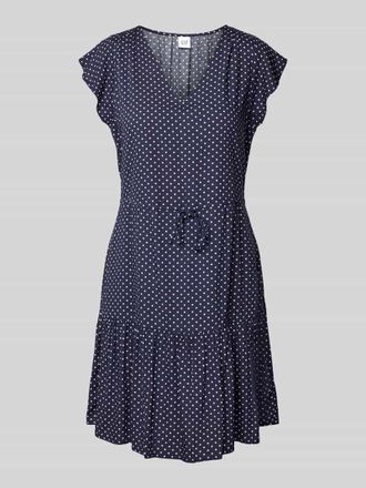 GAP Minikleid aus reiner Viskose mit V-Ausschnitt
