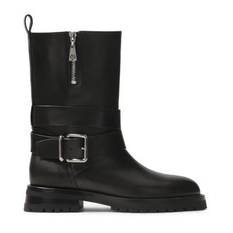 Kazar Lederstiefel mit Schlupf-Obermaterial - - Shoes - Damen - Schwarzk - 38 EU
