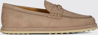 Tod's Mocassins Penny en nubuck avec accessoire T Timeless et semelle &agrave; picots