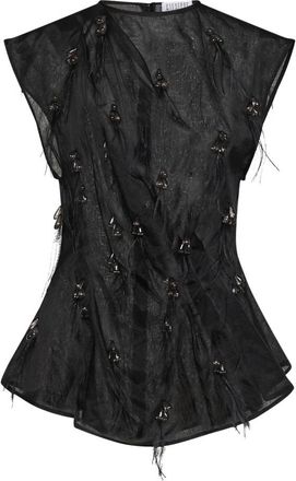 Giuseppe Di Morabito Top sans manches - Femme - Tops - Noir - Taille: 38 FR