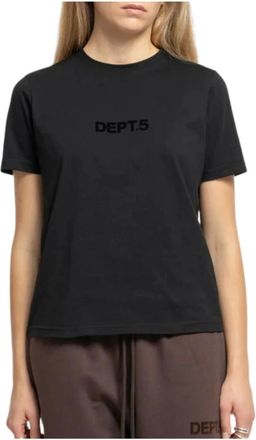 Department Five Department Five, Femme, Tops, Noir, Taille: 42 FR T-shirt en jersey