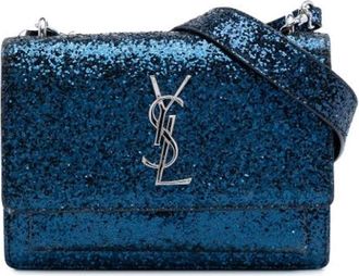Saint Laurent Pre-owned The Sunset - Femme - Pre-owned - Bleu - Taille: ONE Size