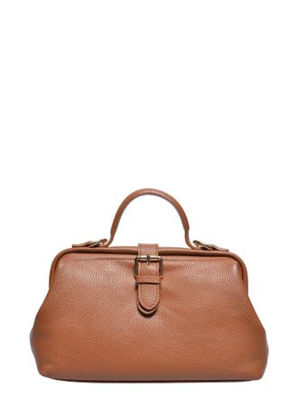 Anna Luchini Braun Rindsledertasche