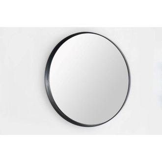 Adema Adema Exclusive Line Miroir - rond - 100cm - cadre noir mat