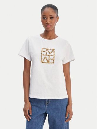 Marella T-Shirt Tema 2615971031 Wei&szlig; Regular Fit