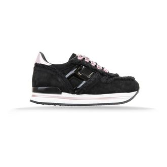 Hogan Wildleder Schn&uuml;rsneaker f&uuml;r Damen - - Shoes - Damen - Schwarzk - 34 EU