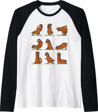 Huebucket Horse Yoga Raglan