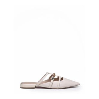 Pinko Pinko, Femme, Chaussures, Blanc, Taille: 40 EU Mules en vernis