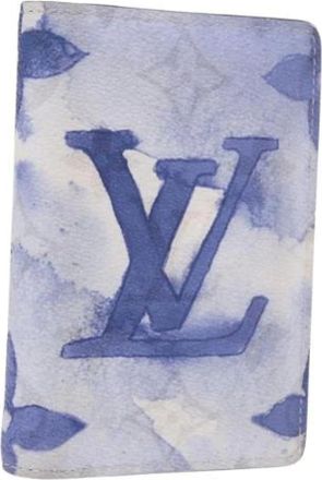 Louis Vuitton Pre-owned Card Case - Femme - Pre-owned - Bleu - Taille: ONE Size