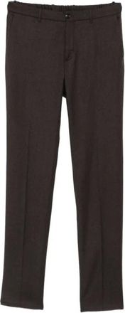 Incotex Ma&szlig;geschneiderte Wollhose - - Trousers - Herren - Braun - XL