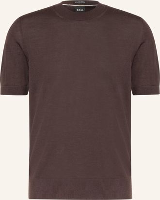 HUGO BOSS Strickshirt Umauro braun