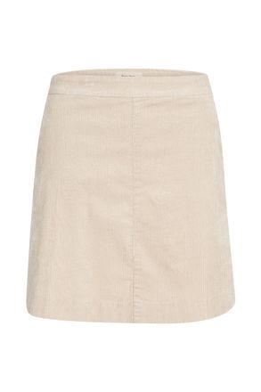 Part Two Part Two Damen Womens Mini High-Waisted Pockets Corduroy Fabric Elastic Waist Skirt, Perfectly Pale, 38
