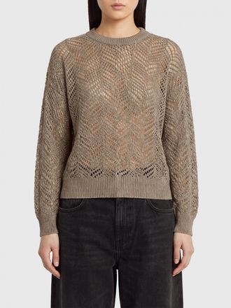 Brunello Cucinelli Pull Femme couleur Gris 1