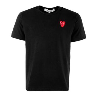 Comme Des Gar&ccedil;ons Homme, Tops, Noir, Taille: L T-shirt avec logo patch et col rond
