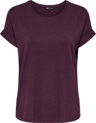 Only Tops f&uuml;r Damen Basic Kurzarm Rundhals