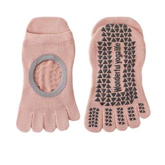 Generic Chaussettes Rigolotes Femme Funny Socks Chaussettes Antid&eacute;rapantes Avec Rembourrage En Silicone Et S&eacute;parateur Pour Les Doigts Yoga