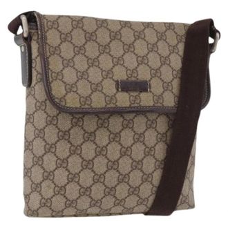 Gucci Sac bandouli&egrave;re vintage doccasion - Femme - Pre-owned - Brun - Taille: ONE Size