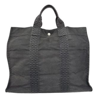 Herm&egrave;s Pre-owned Canvas Tote - - Pre-owned - Damen - Schwarzk - ONE SIZE