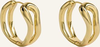 Pompidou Kreolen Melina Sculpted Medium By Glambou gold