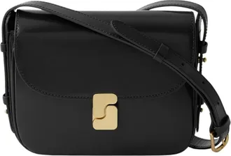 SOEUR Soeur, Femme, Sacs, Noir, Taille: ONE Size Bellissima Mini Sac Bandouli&egrave;re en Cuir
