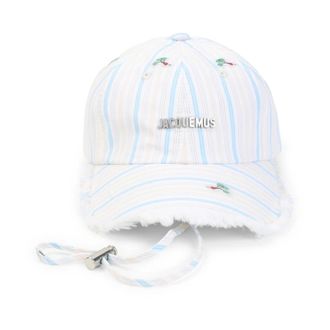 Jacquemus unisex, Accessoires, Multicolore, Taille: 56 CM 1MF Jacquard Classic Stripes Hat