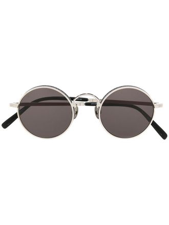 Matsuda lunettes de soleil &agrave; monture ronde - Argent