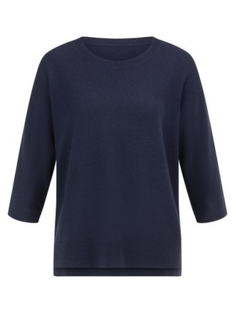 Peter Hahn Rundhals-Pullover Peter Hahn blau