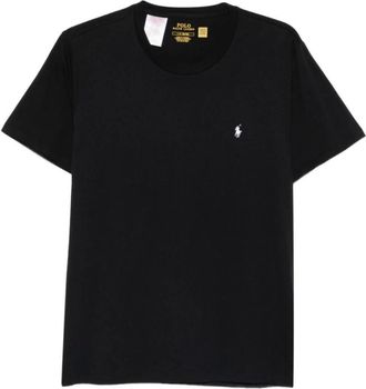 Polo Ralph Lauren Homme, Tops, Noir, Taille: 2XL Maglietta girocollo mezza manica