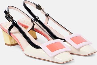 Roger Vivier Slingback-Pumps Belle Vivier aus Lackleder