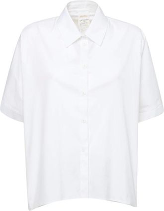 Max Mara Femme, Blouses et Chemises, Blanc, Taille: 38 FR Camicia Over Bchpittura