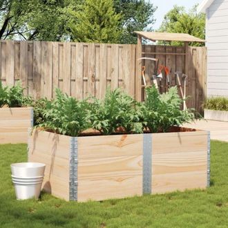 vidaXL Vidaxl - Jardini&egrave;re 150x100 cm bois de pin massif