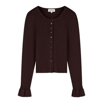 Fab By Fabienne Chapot Lilo Cardigan - - Knitwear - Damen - Braun - 2XL