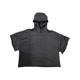 Untitled Artworks Femme, Sweatshirts et sweats &agrave; capuche, Gris, Taille: 40 FR Sweat &agrave; capuche Poncho