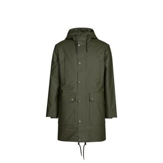 Rains Parka mi-longue &agrave; capuche