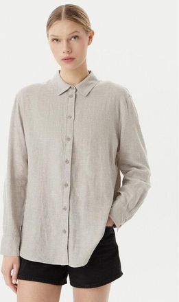 Vero Moda Hemd Linn 10305085 Grau Relaxed Fit