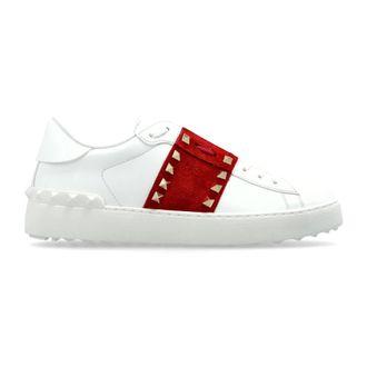 Valentino Garavani Femme, Chaussures, Blanc, Taille: 38 1/2 EU Rockstud Untitled Baskets
