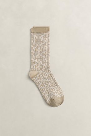 GANT Damen Monogram Socken (36-38) OAT BEIGE