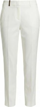 PESERICO Femme, Pantalons, Blanc, Taille: 42 FR Pantalon Iconique 4718