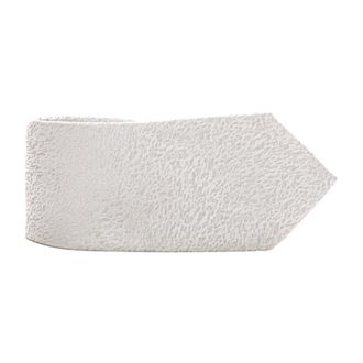 Emporio Armani Gl&auml;nzende Abstrakte Seidenkrawatte - - Accessories - Herren - Wei&szlig; - ONE SIZE