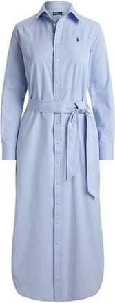 Polo Ralph Lauren Robe chemise midi ray&eacute;e en coton
