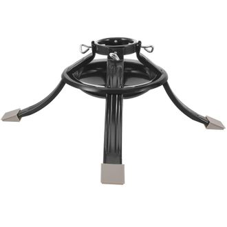 Soimiss Gr&uuml;ner Metall Baumst&auml;nder Rund Gusseisen Sockel mit Schraubklemme Stabiler Weihnachtsbaumhalter f&uuml;r Echte B&auml;ume Vielseitig f&uuml;r Fahnenstab und Sonnensc