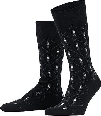 Burlington Big Ben M So coton fantaisie 1 paire, Chaussettes Homme, Noir Black 3001, 40-46