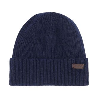 Barbour Marineblauer Carlton Beanie Hut - - Accessories - Herren - Blau - ONE SIZE