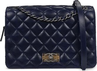 Chanel 2016-2017 quilted shoulder bag - Blau