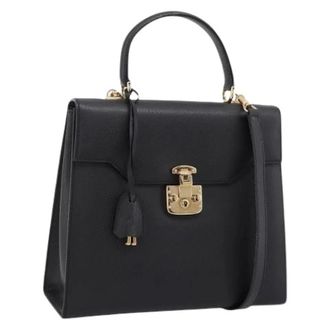 Gucci Sac &agrave; main vintage doccasion - Femme - Pre-owned - Noir - Taille: ONE Size
