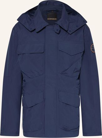 Napapijri Fieldjacket Rivalto Mit Abnehmbarer Kapuze blau