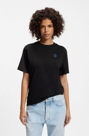 HUGO BOSS T-Shirt Vintage Tee mit Logo-Badge
